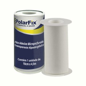 Fita Adesiva Microperfurada Transparente Hipoalergênica Polar Fix ...
